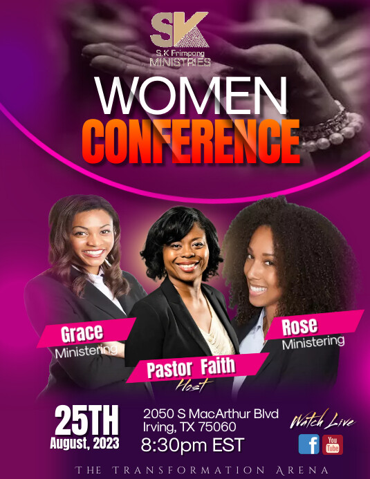 women conference Template | PosterMyWall