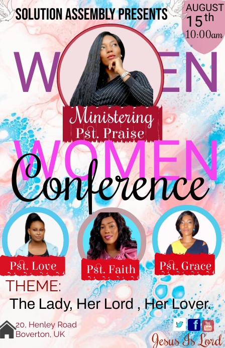 WOMEN CONFERENCE Template | PosterMyWall
