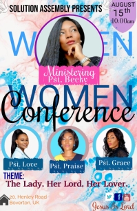WOMEN CONFERENCE FLYER Template | PosterMyWall