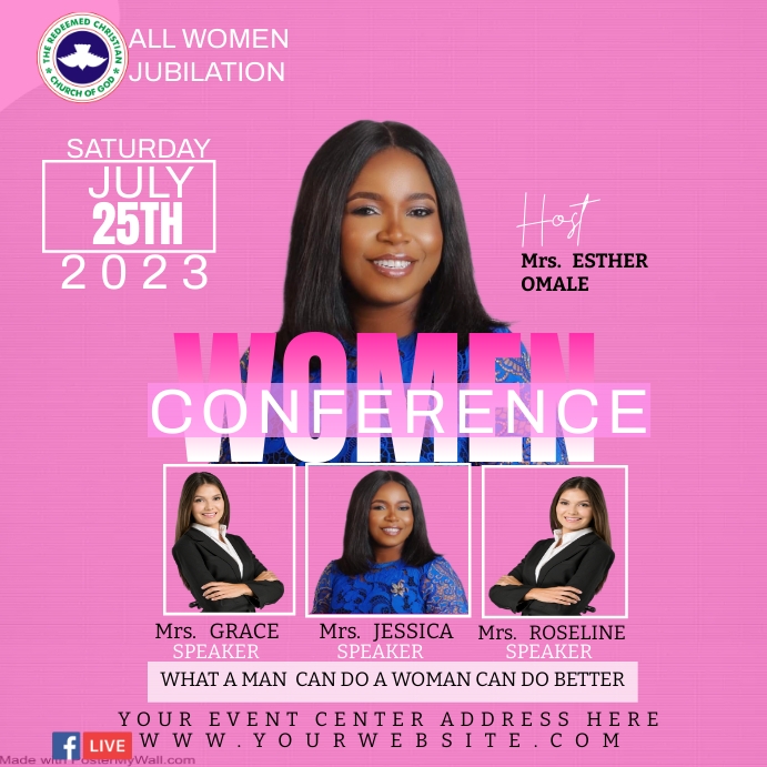 women conference Template | PosterMyWall