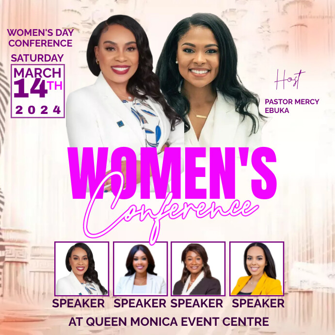 Copy of women conference | PosterMyWall