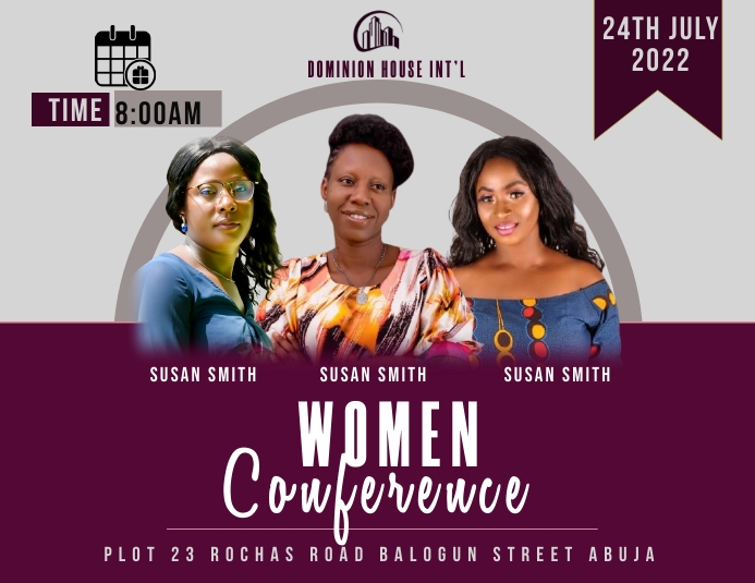 WOMEN CONFERENCE Template | PosterMyWall