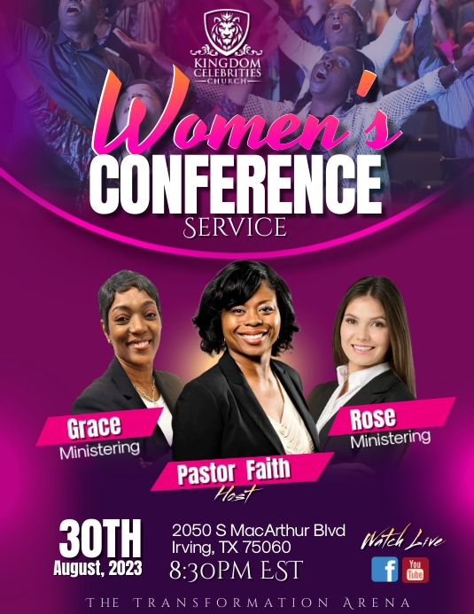 women conference Template | PosterMyWall