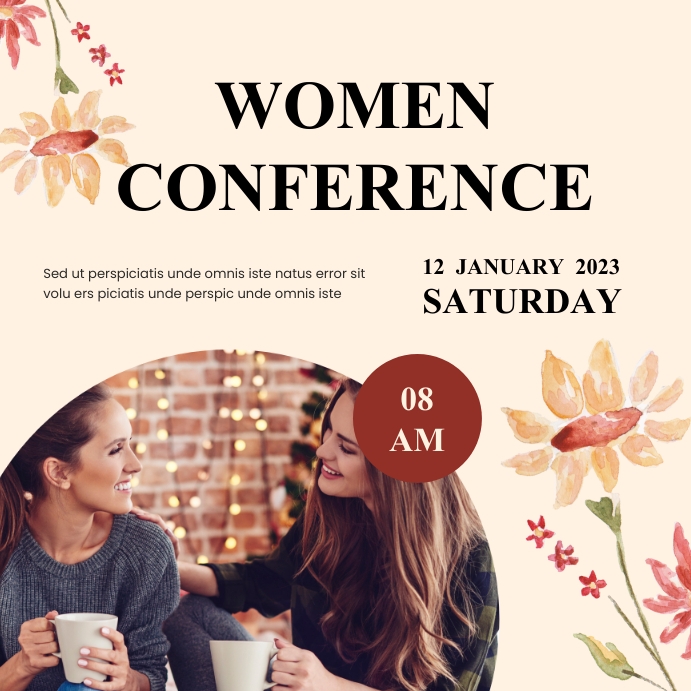 Plantilla de Women Conference Event Instagram Post | PosterMyWall