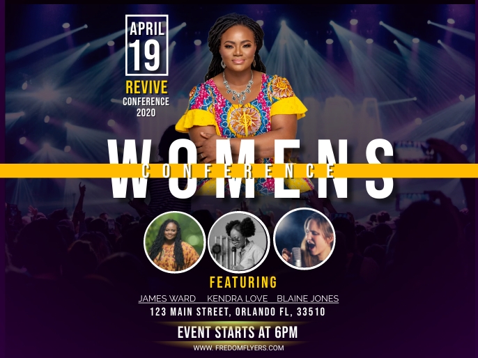 WOMEN CONFERENCE FLYER (16) Template | PosterMyWall
