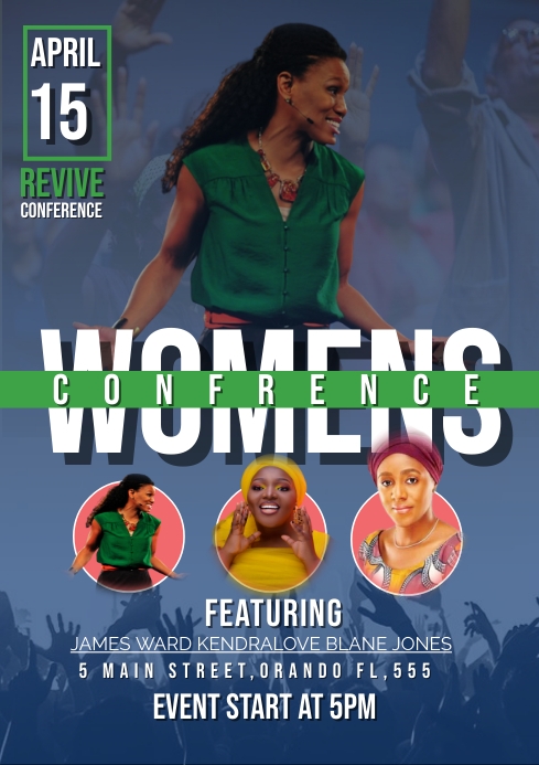 Copy of WOMEN CONFERENCE FLYER (21) | PosterMyWall