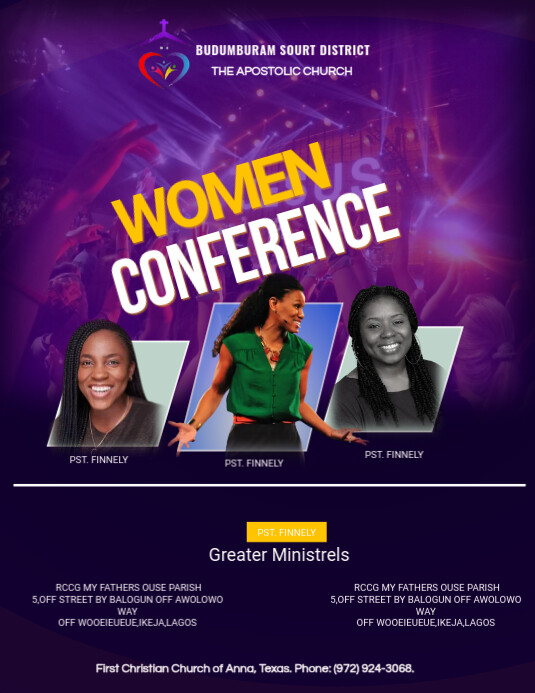 WOMEN CONFERENCE FLYER (21) Template | PosterMyWall