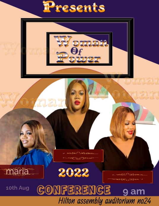 Women conference flyer (6) Template | PosterMyWall