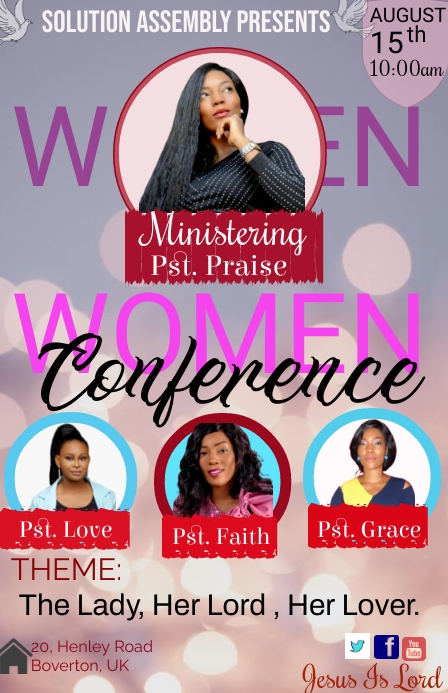 WOMEN CONFERENCE FLYER Template | PosterMyWall