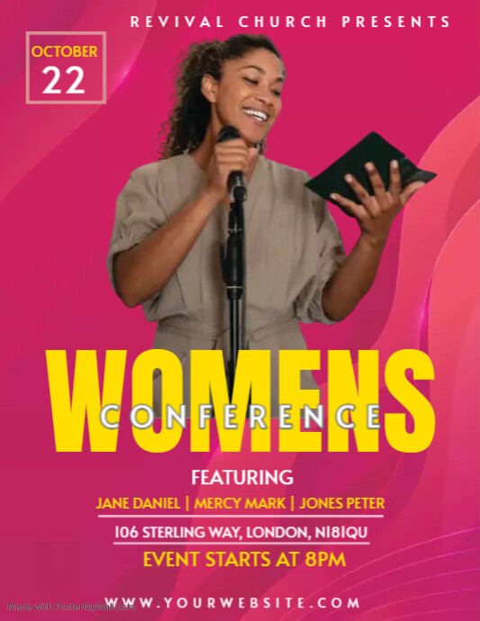 Modèle Women Conference Flyer | PosterMyWall
