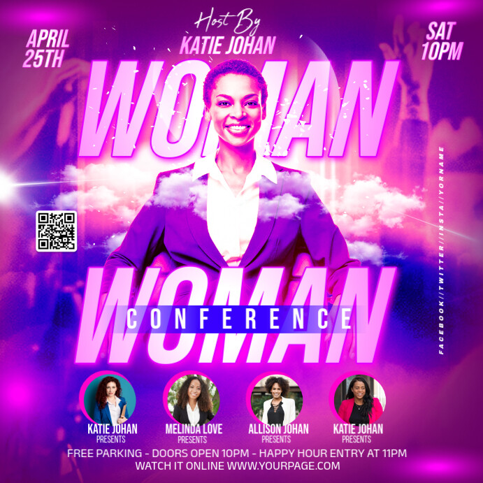 Copy of Women Conference Flyer | PosterMyWall