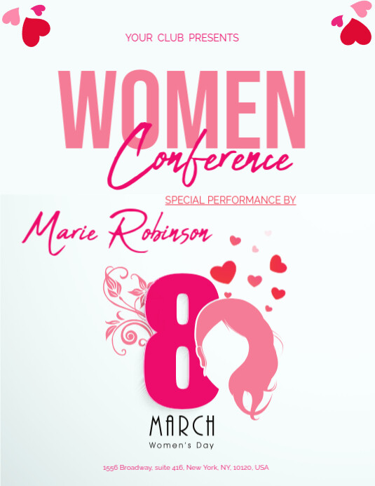 Women Conference Flyer Template | PosterMyWall