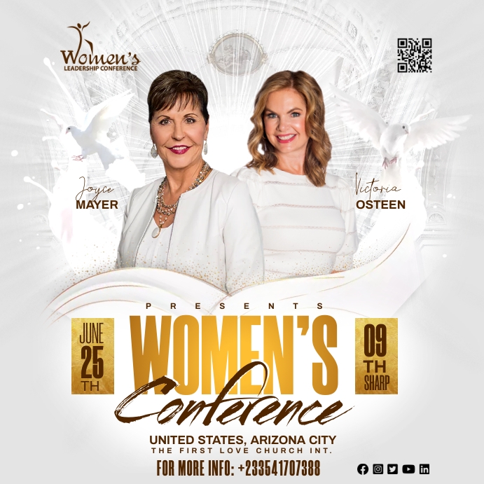 Copy of Women Conference Flyer Template | PosterMyWall