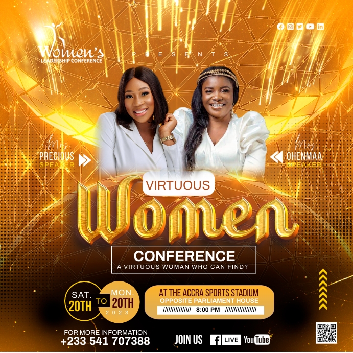 Copy of Women Conference Flyer Template | PosterMyWall