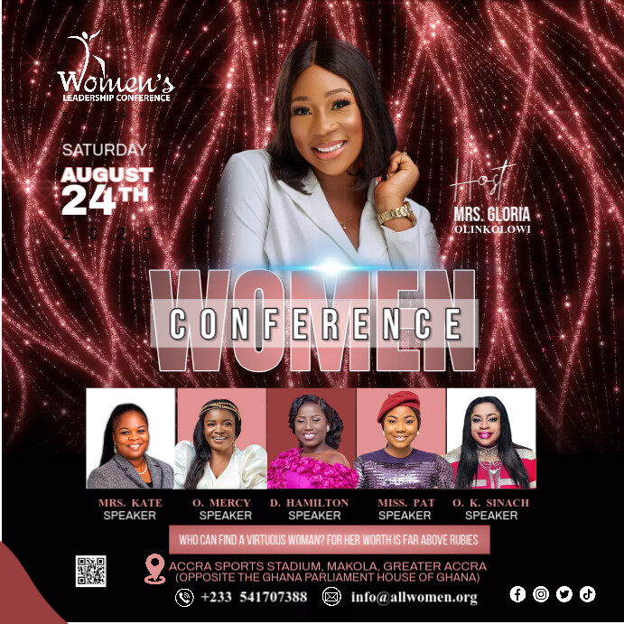 Women Conference Flyer Template | PosterMyWall