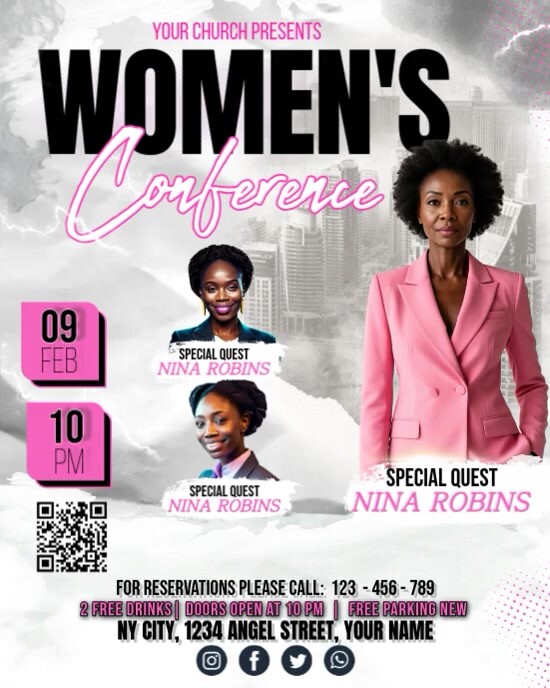 Women Conference Template | PosterMyWall