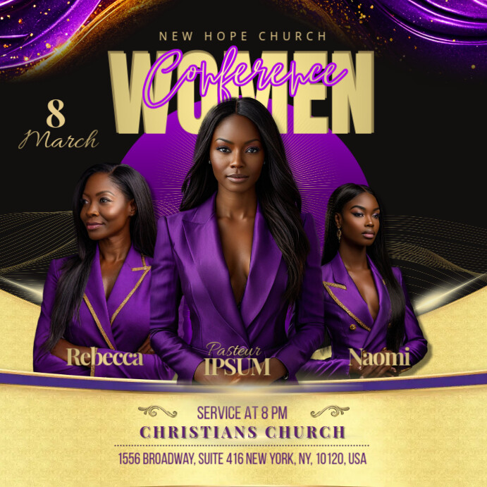 Women Conference Instagram Post Template | PosterMyWall