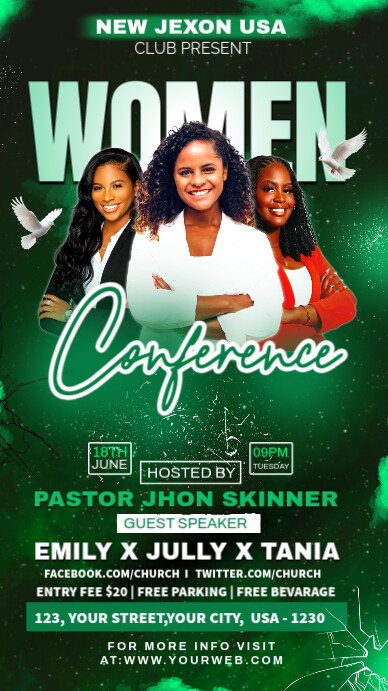 Women Conference Instagram Story Template | PosterMyWall
