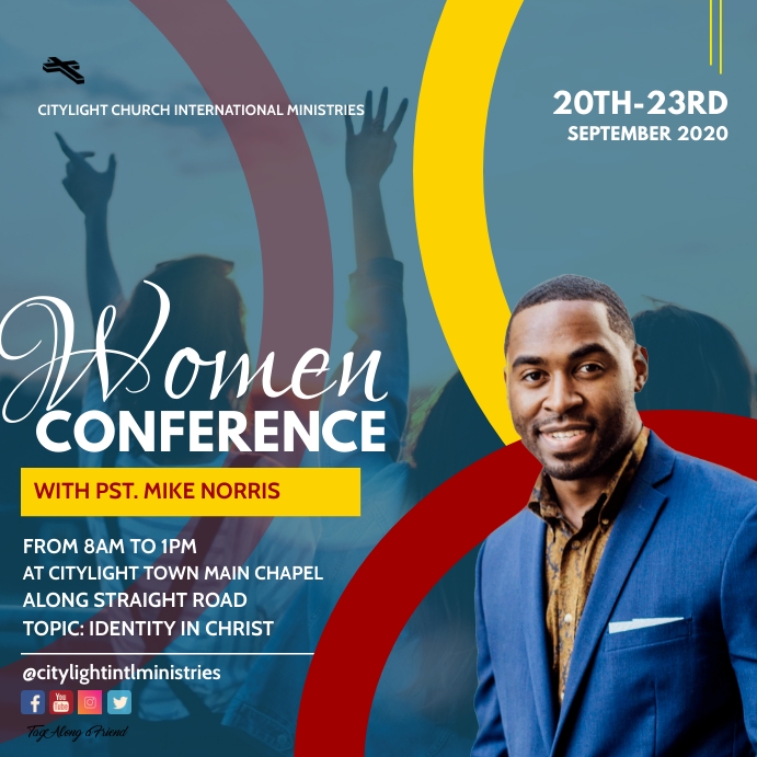 women conference poster Template | PosterMyWall