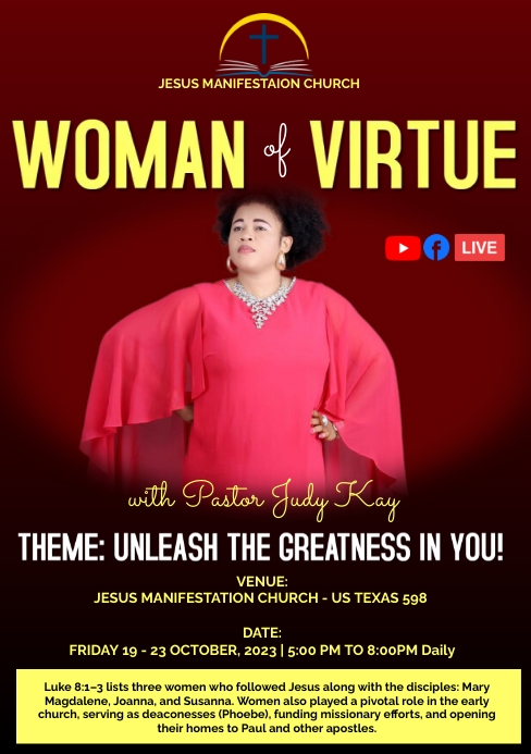 WOMEN CONFERENCE POSTER Template | PosterMyWall