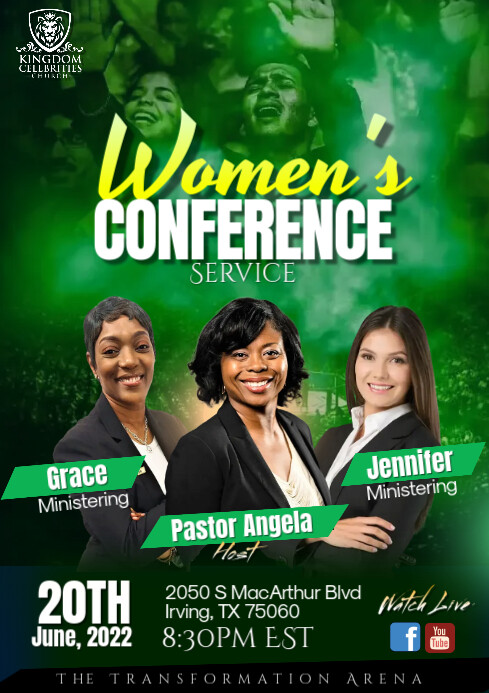 Copy of WOMEN CONFERENCE service (16) | PosterMyWall