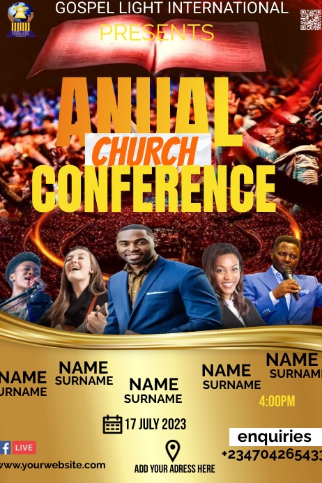 WOMEN CONFERENCE TEMPLATE | PosterMyWall