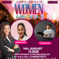 WOMEN CONFERENCE TEMPLATE (3) | PosterMyWall