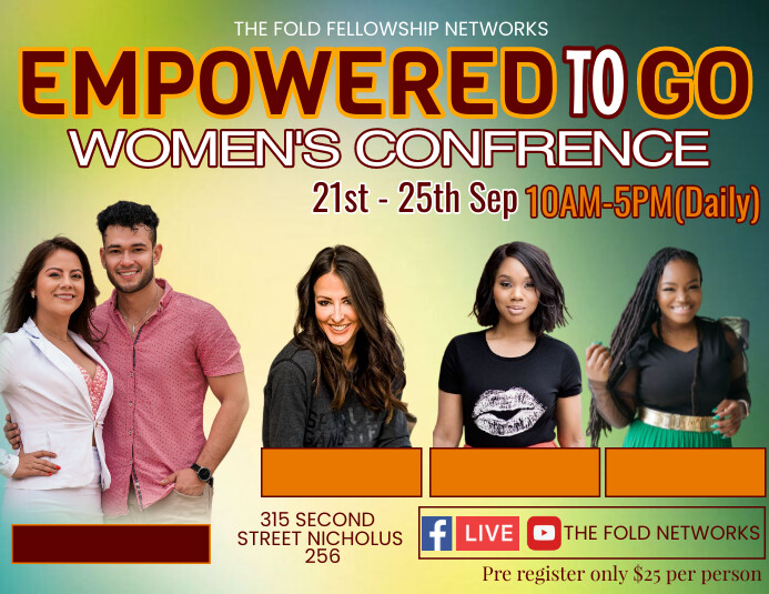 women conference template | PosterMyWall