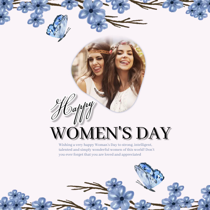 Women Day Greeting Card Instagram Post Template | PosterMyWall