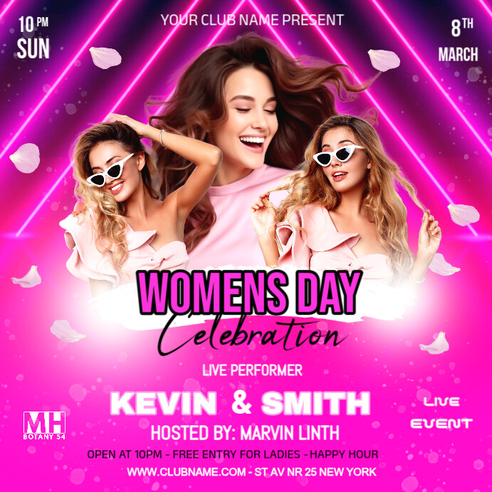 women day party Template | PosterMyWall
