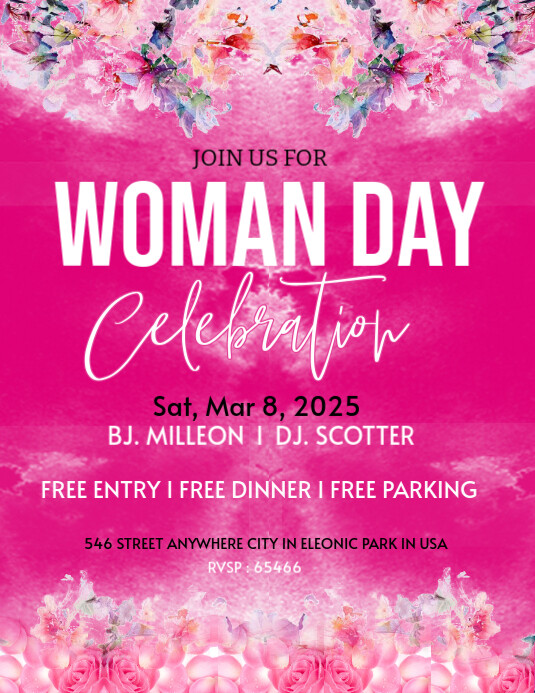 women day party invitation Template | PosterMyWall