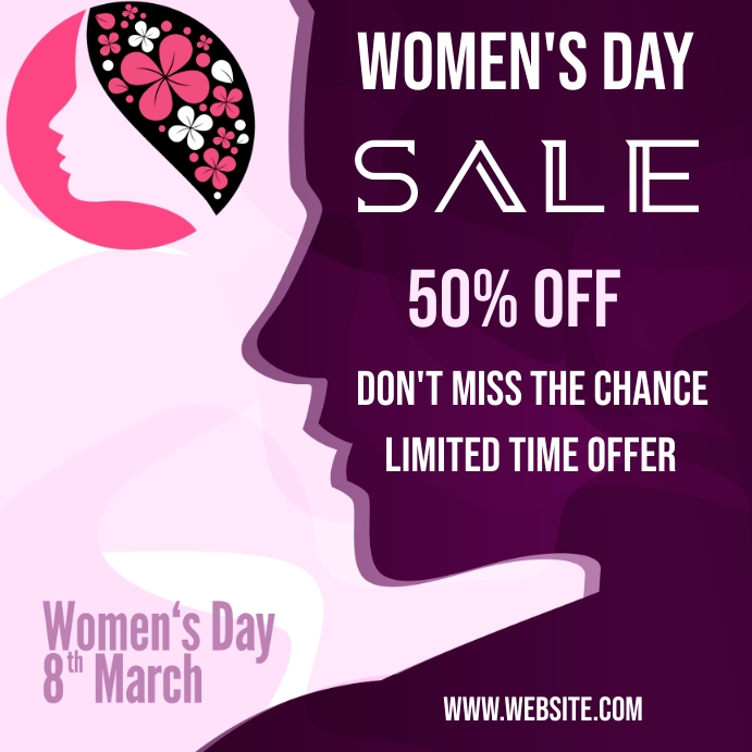 Women's day sale store