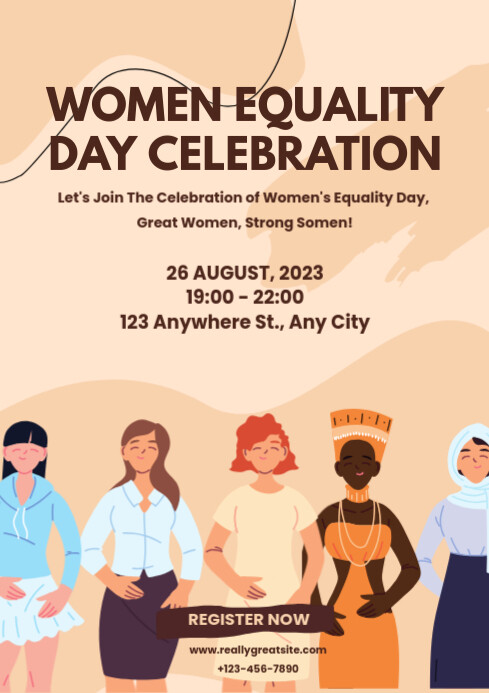 women equality day template | PosterMyWall