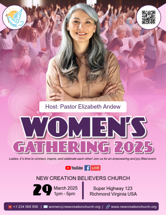Women Gathering Event Ad Template | PosterMyWall