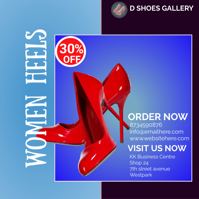 Women heels for sale Template | PosterMyWall