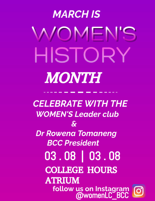 Women history month Template | PosterMyWall