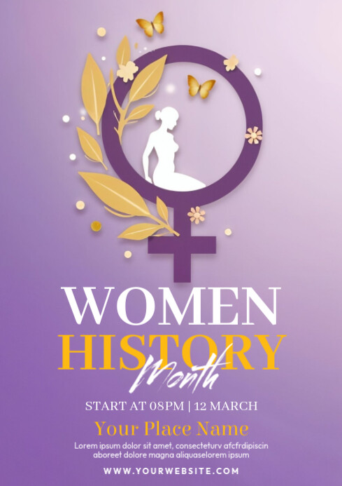 women history month flyer Template | PosterMyWall
