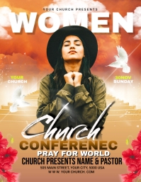 women of church conference flyer Template | PosterMyWall