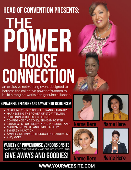 Women power connection template | PosterMyWall