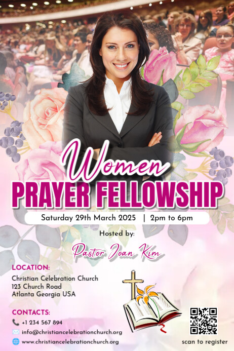 Women Prayer Fellowship Template | PosterMyWall