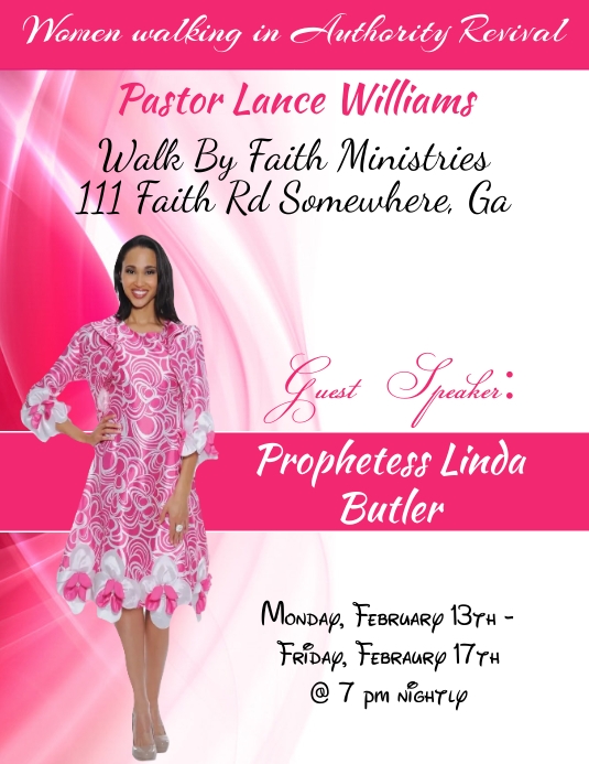 Women Revival Flyer Template | PosterMyWall