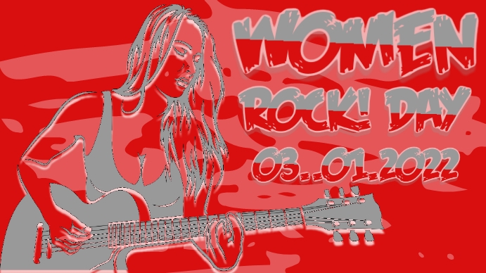 Copy of Women Rock! Day Digital Display | PosterMyWall