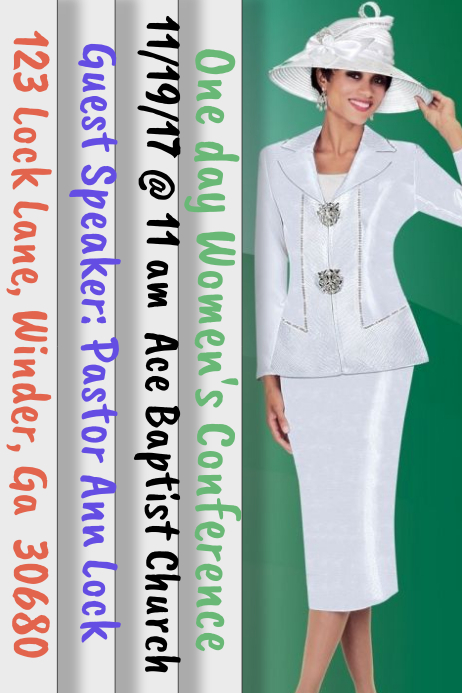 Women's Conference Template | PosterMyWall