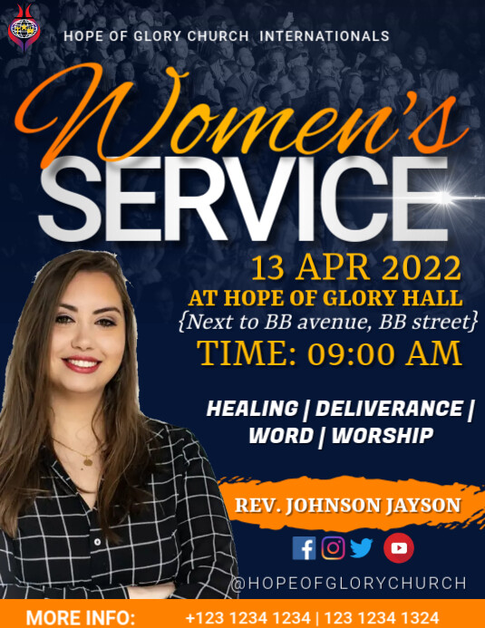 Women service Template | PosterMyWall