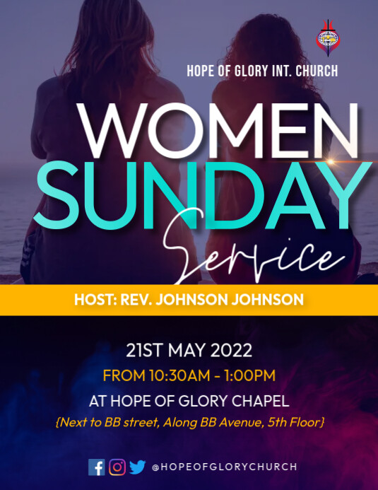 Copy of Women Sunday | PosterMyWall