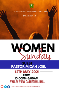 Women Sunday Template | PosterMyWall