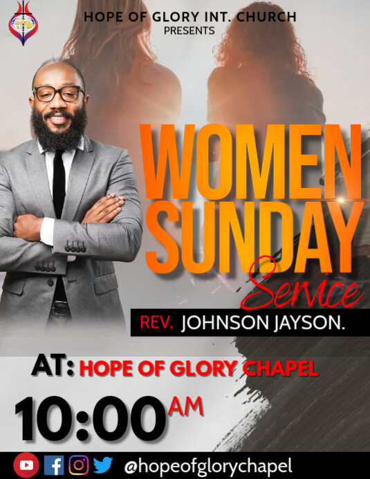 Copy of Women Sunday | PosterMyWall