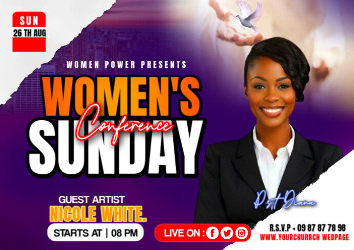 women sunday Template | PosterMyWall