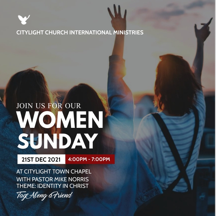 WOMEN SUNDAY FLYER design Template | PosterMyWall