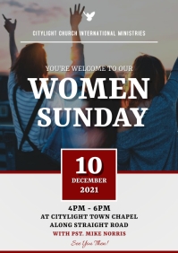 women sunday flyer template | PosterMyWall